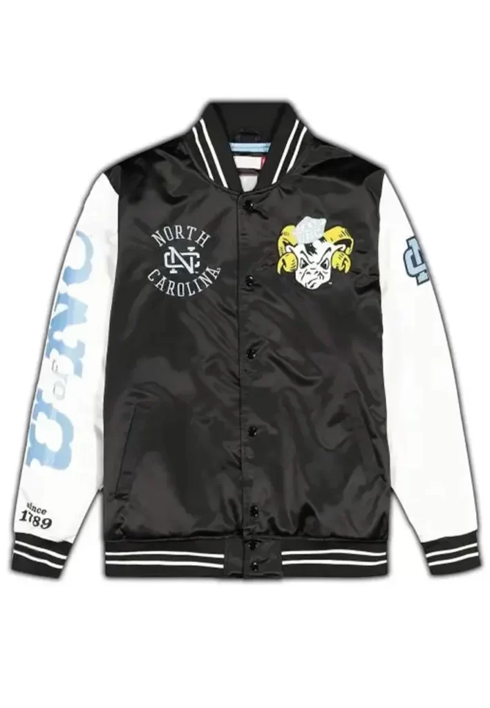 North Carolina Tar Heels Varsity Satin Jacket - Real USAJacket