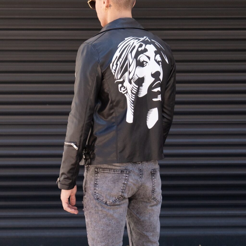 Tupac Black Leather Jacket | Tupac Jacket - Real USAJacket