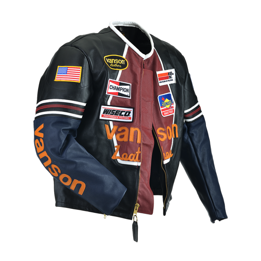 The Vanson Star Leather Jacket - Real USAJacket
